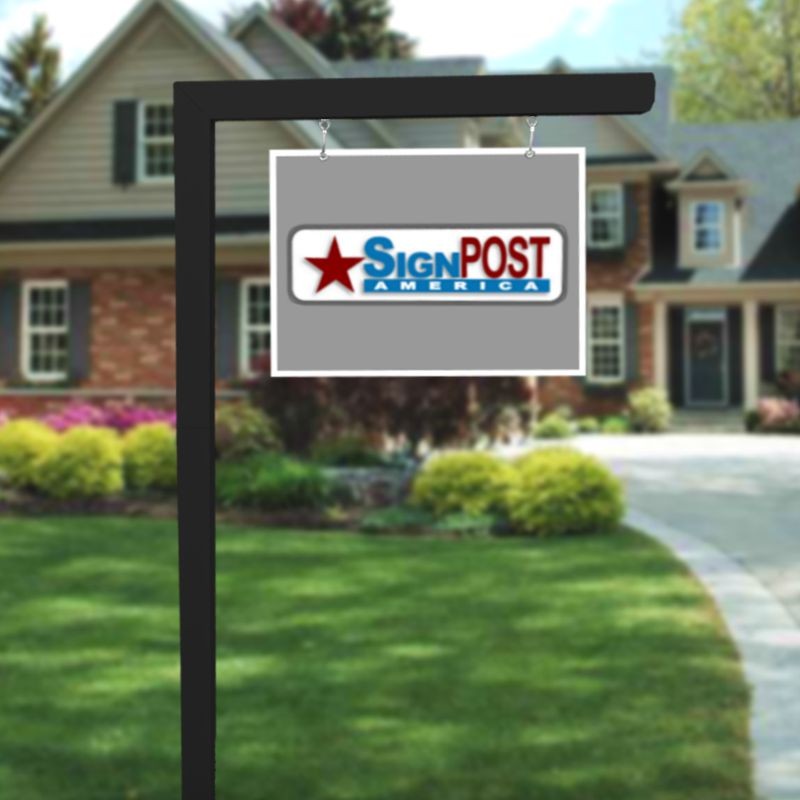 Uptown Real Estate Sign Post